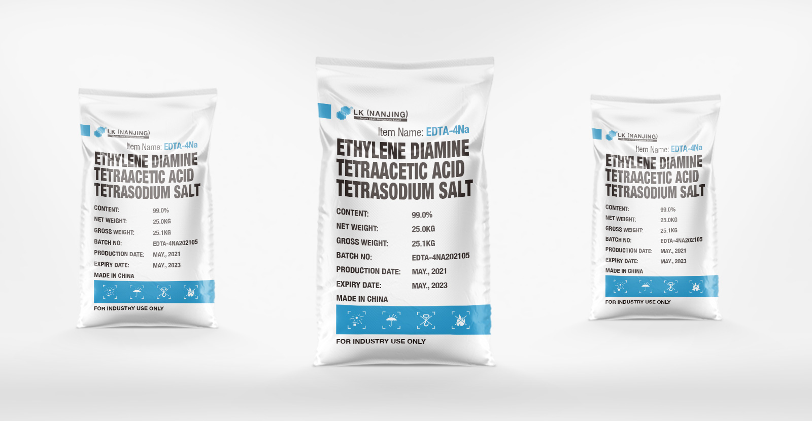 Ethylene Diamine Tetraacetic Acid Tetrosodium Salt 99% EDTA-4Na ...